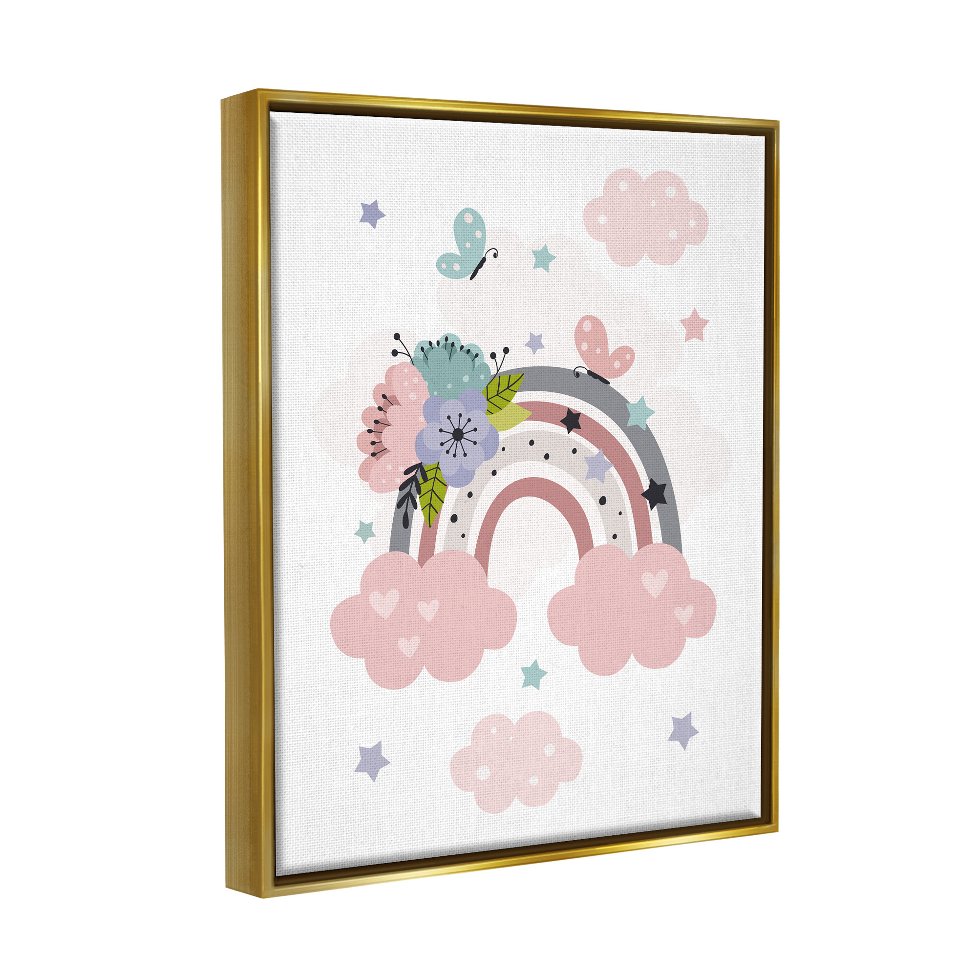Isabelle & Max™ Aisyah Floral Blossom Rainbow by LSR Design Studio | Wayfair